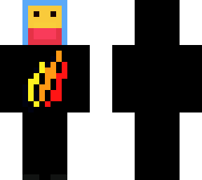 Fire merch guy | Minecraft Skin