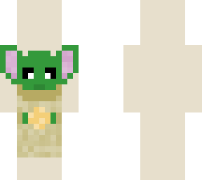 Grogu holding frog egg (CE) | Minecraft Skin