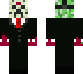 Killer Creeper in a Suit | Minecraft Skin