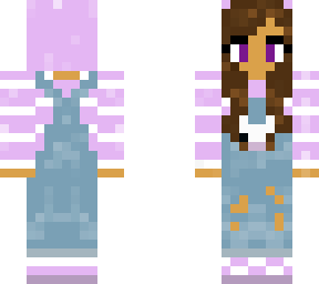 purple cute girl minecraft skin | Minecraft Skin