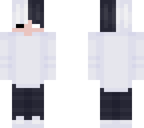 Half White Half Black | Minecraft Skins
