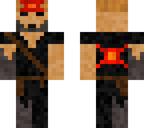 Avatars combustion man | Minecraft Skin