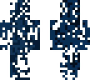 black and blue | Minecraft Skin