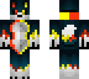 Fire Wolf. | Minecraft Skin