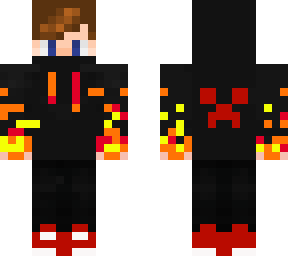 flame hands | Minecraft Skins