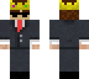 George not found suit with crown | Minecraft Skin