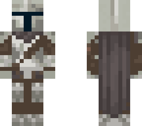 Mando - Full Beskar - The Mandolorian | Minecraft Skin