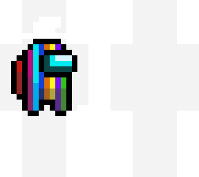 rainbow crewmate | Minecraft Skin