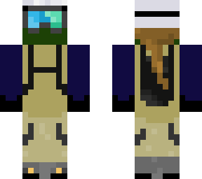 skier/snowboarding girl | Minecraft Skin