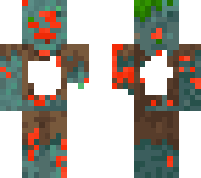 Zombie Skin (credit to the maker of the drowned skin) | Minecraft Skin