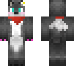 Anthro Kawaii Wolf (recolor) | Minecraft Skin
