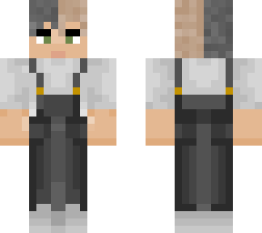 Cute boy with overalls | Minecraft Skin