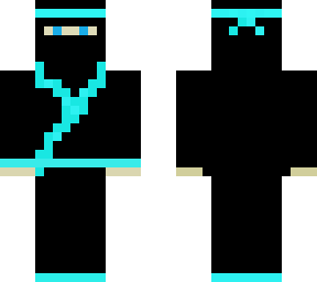 cyan ninja | Minecraft Skin