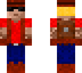 duke nukem cowboy time to kill | Minecraft Skin