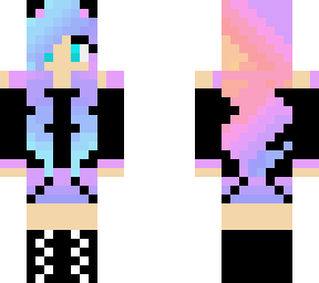 Galaxy Cat Girl | Minecraft Skin