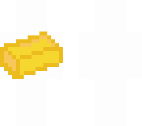 Minecraft Gold Ingot Pixel Art Template