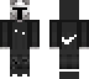 Knight with hoodie but EDGY | Minecraft Skin