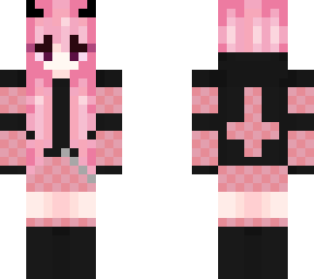 pink demon girl | Minecraft Skins