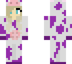 Purple Cow Minecraft Skin
