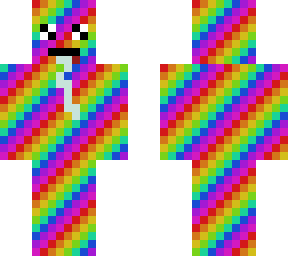 Rainbow noob | Minecraft Skin