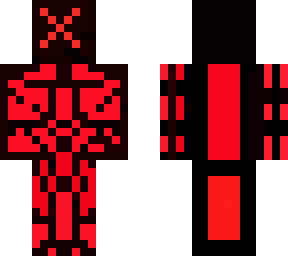 Red and black skin | Minecraft Skin