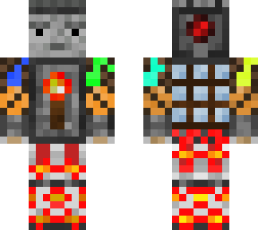Redstone Man | Minecraft Skin
