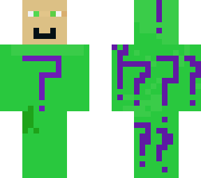 The riddler | Minecraft Skin