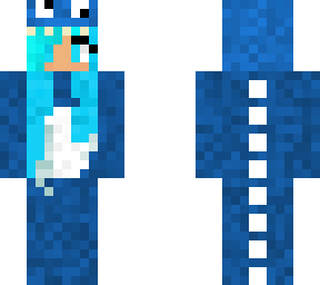 blue dino | Minecraft Skin