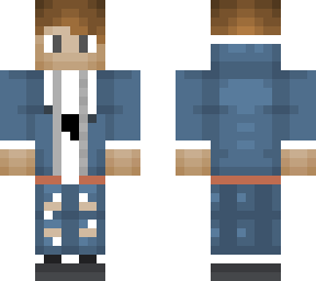 blue jacket | Minecraft Skin
