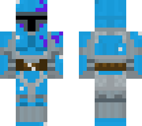 Blue Mandalorian | Minecraft Skin