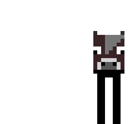 cursed distorted cow | Minecraft Skins