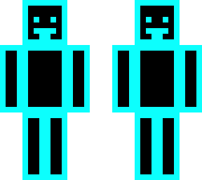 Double Sided Neo Blue | Minecraft Skin