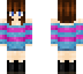 Frisk Female | Minecraft Skin