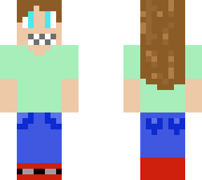 GIRL WITH BRACES | Minecraft Skin