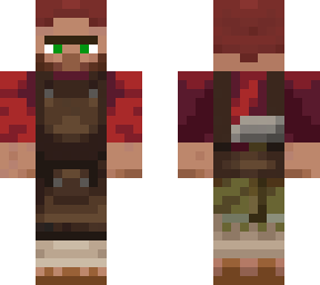Lumberjack Villager | Minecraft Skin