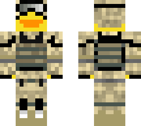 Pato militar | Minecraft Skin