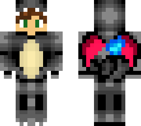 shiny charizard | Minecraft Skin