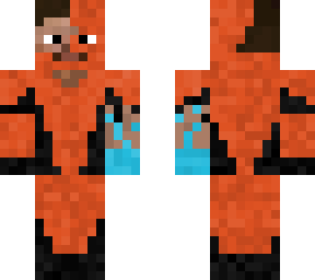Steve Battle Armor Damaged | Minecraft Skin