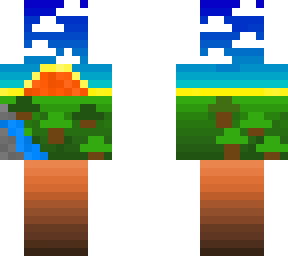 sunset minecraft | Minecraft Skin