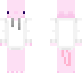 white axolotl | Minecraft Skin