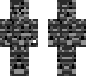 Bedrock Block (SECRET UNDER CHIN!) | Minecraft Skin