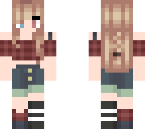 blond and blue eyed girl | Minecraft Skins