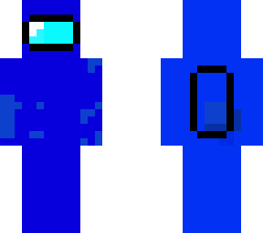 blue impostor among us | Minecraft Skin