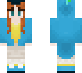 Cyan-Parrot outfit | Minecraft Skin