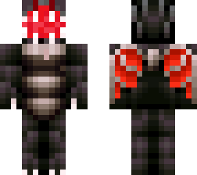 Fire dragon | Minecraft Skin