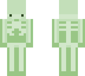 Green Skeleton | Minecraft Skin