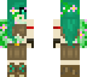 infected swamp girl | Minecraft Skin