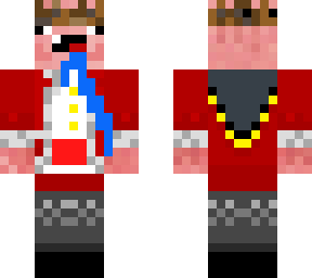 Noob Technoblade w/ dirt crown | Minecraft Skin