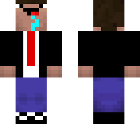 Noob123 in a fancy suit | Minecraft Skin