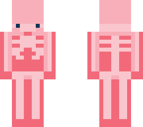 Pink Skeleton | Minecraft Skin